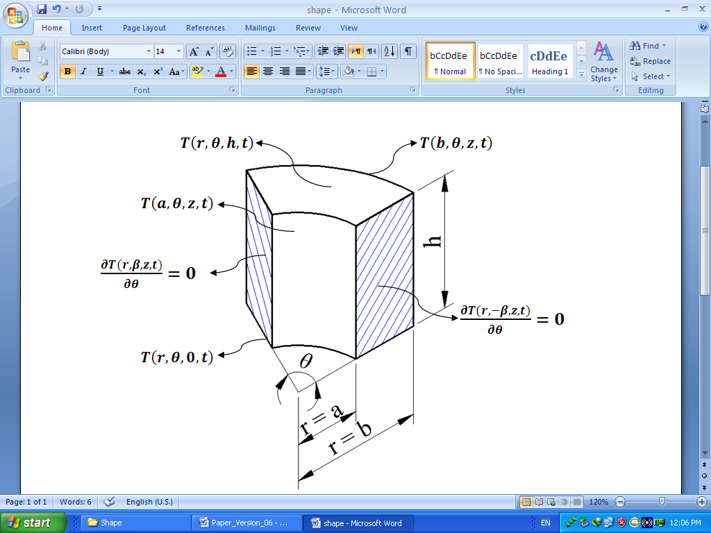 Figures index : Exact Solution for Heat Conduction Problem of a Sector ...