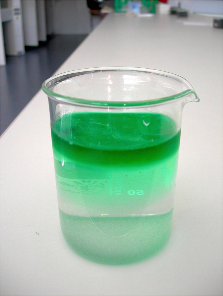 Figure 3. Layers in salty water : Environmental Education – A Model of ...