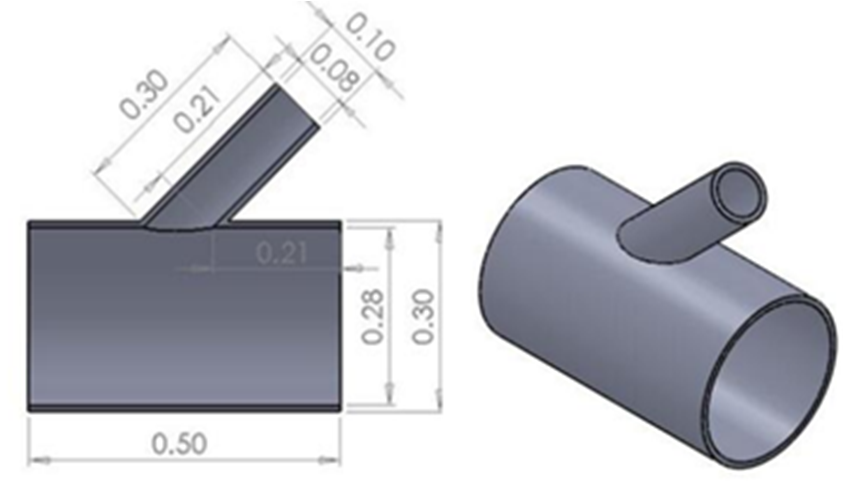 Figure 6. Y-junction dimensions : Numerical Study of the Thermo ...