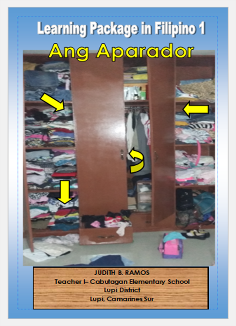 Figure 2. Learning Package in Filipino 1. Ang Aparador : Development ...