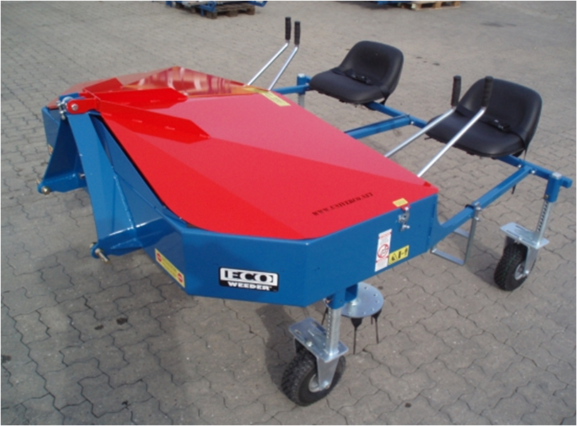 Figure 1. Lisa lift one- 2 row eco weeder, Tractor PTO driven weeding ...