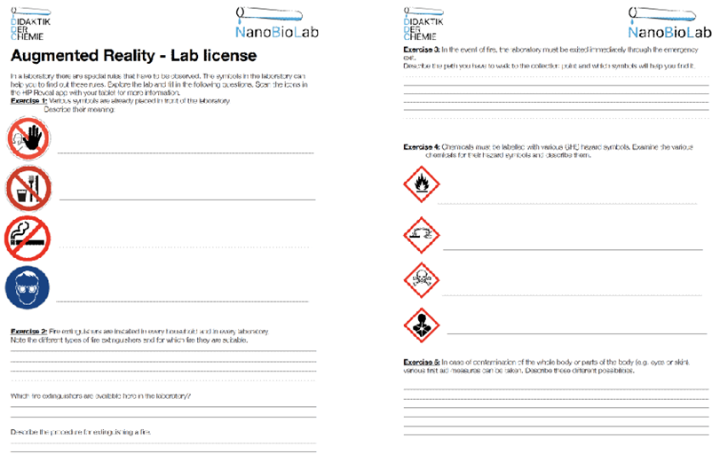 Figure 3. Exercise Sheet for the laboratory license : A New Way to ...