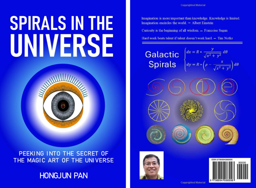 Figure 1. The front and back covers of the book Spirals in the Universe ...